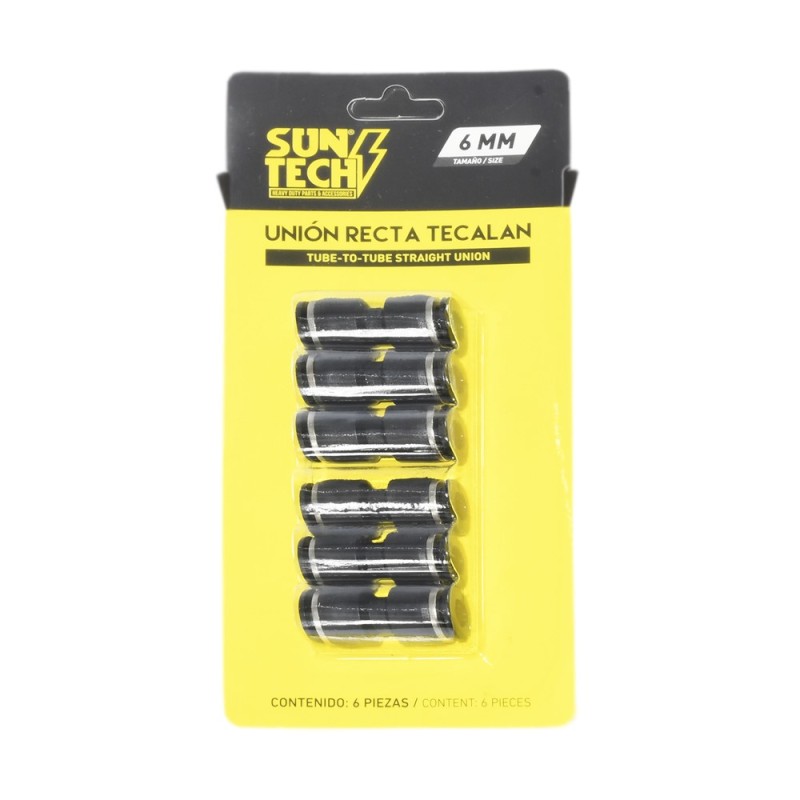 Blister Union Recta Tecalan 6 Mm